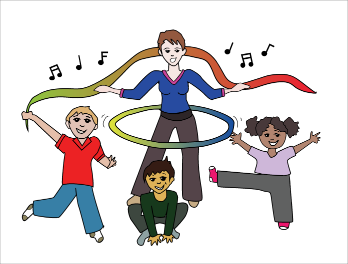 Music And Movement Clipart
